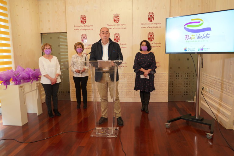 Los Bibliobuses de la Diputación inauguran su Ruta Violeta - Segoviaudaz.es