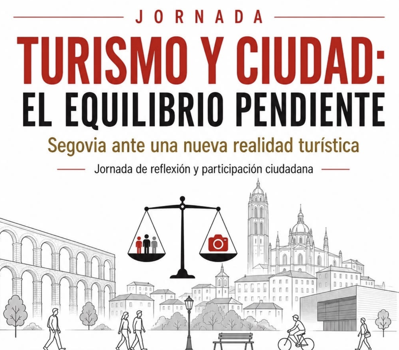 El equilibrio entre vivir y el turismo en Segovia, a debate en una ...
